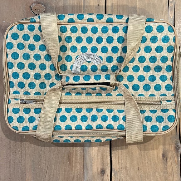 Kitchen | Teal Polka Dot Casserole Carrier | Poshmark